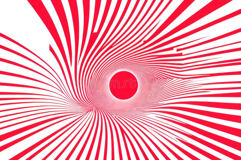Doppler effect. Red spiral stock illustration. Illustration of halftone ...