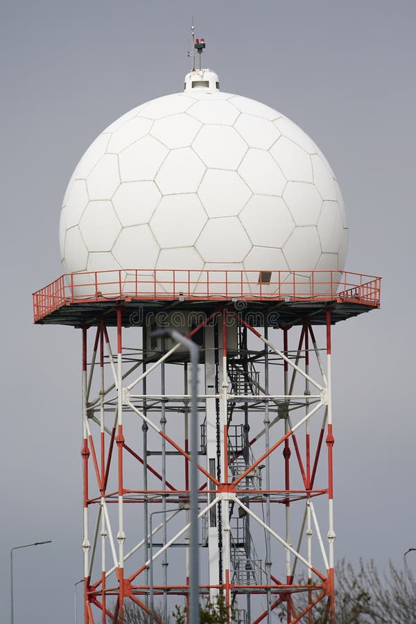 Doppler Radar in an Airport Stock Image - Image of station, weather ...