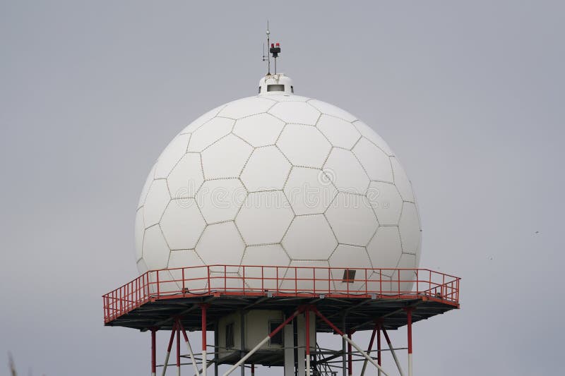 Doppler Radar in an Airport Stock Photo - Image of velocity, equipment ...
