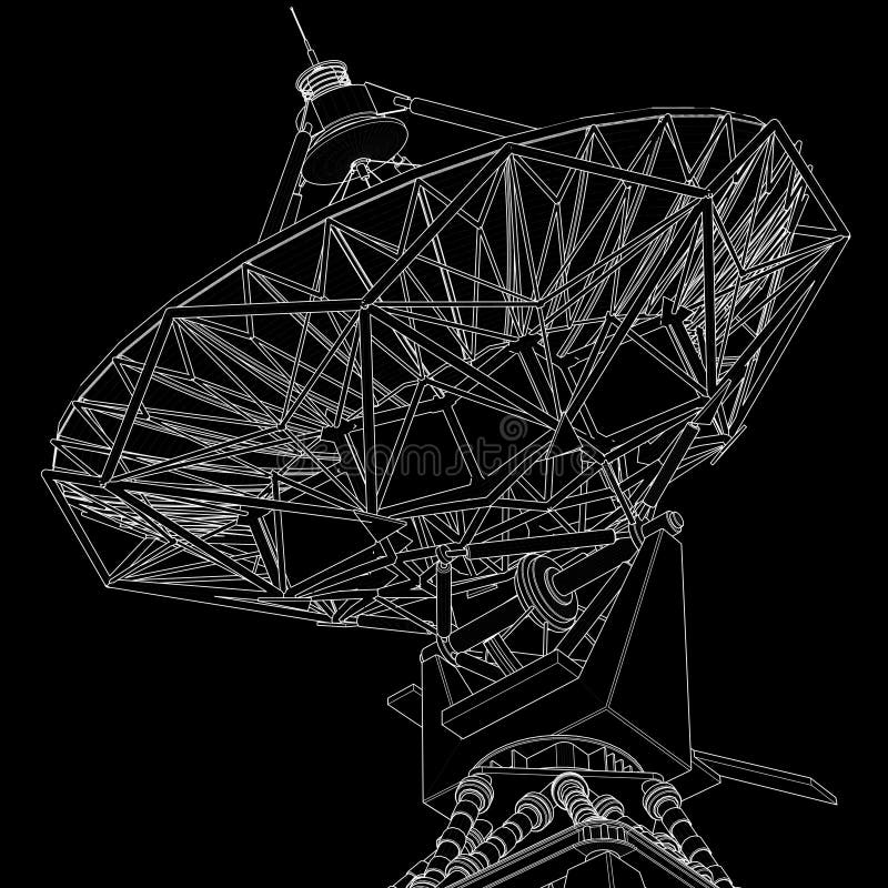 Doppler Radar: Technical Draw Picture. Image: 4174813