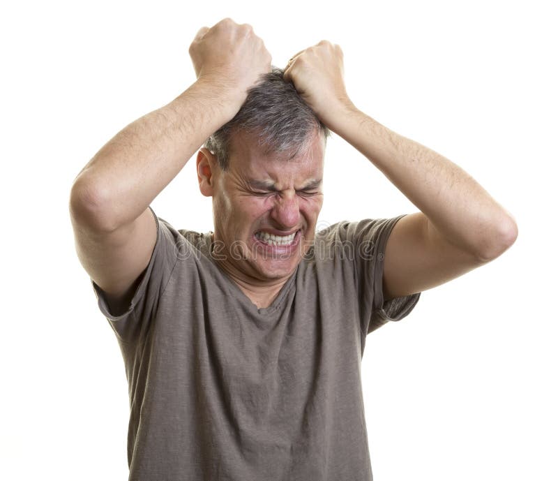 Dor e desespero foto de stock. Imagem de exasperado, problema - 31113508
