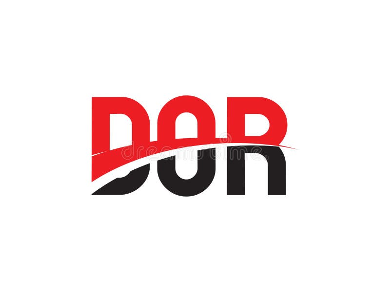 DOR Letter Initial Logo Design Vector Illustration Stock Vector ...
