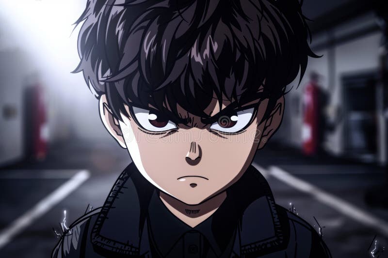 Determined Anime Face