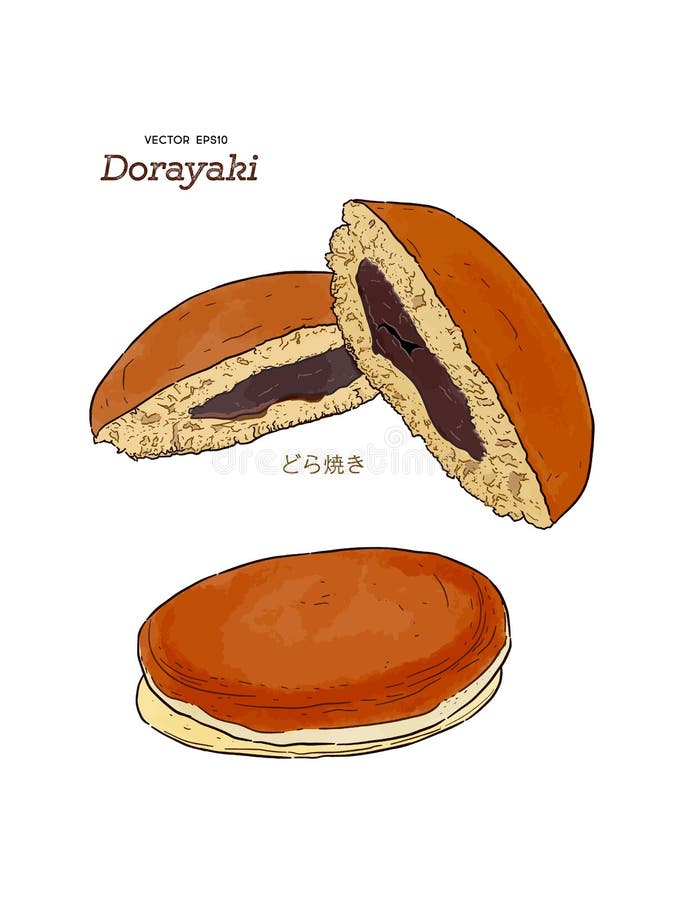 Dorayaki Vector Illustration - Vector Stock Vector - Illustration of ...