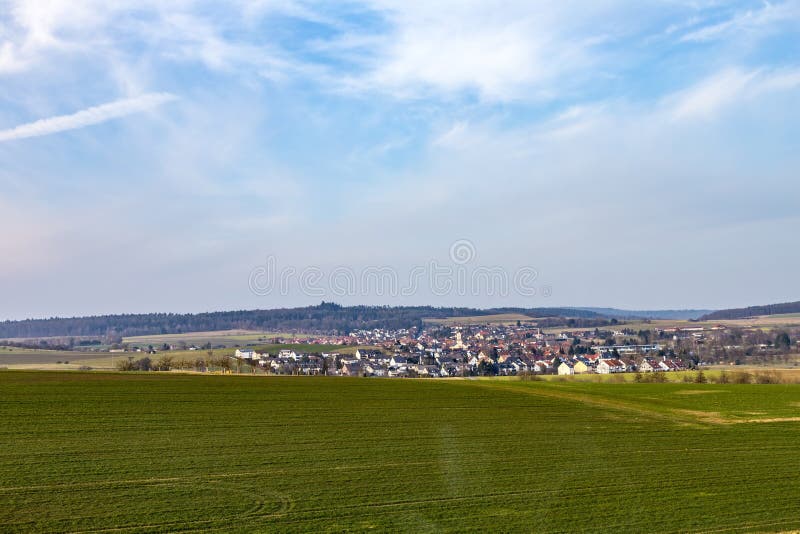 Dorf Usingen an Taunus Region in Deutschland Stockfoto - Bild von ...