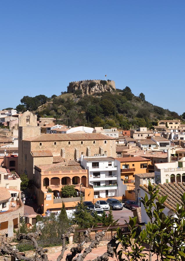 Dorf Von Begur, Costa Brava, Girona, Catalunya, Spanien, Stockfoto ...