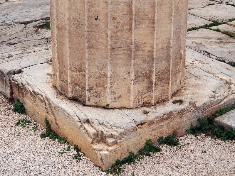 Doric Column, Athens stock image. Image of athens, durable - 46331311