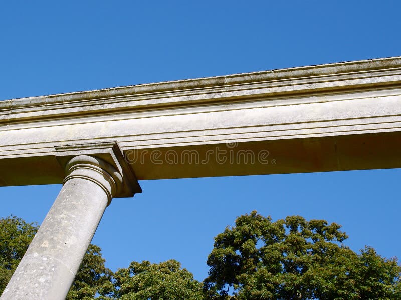 Doric Column and Beam stock photo. Image of detail, renaissance - 11575582