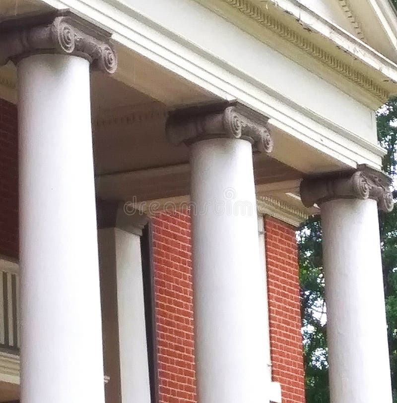 Doric columns stock image. Image of doric, wall, columns - 251176841