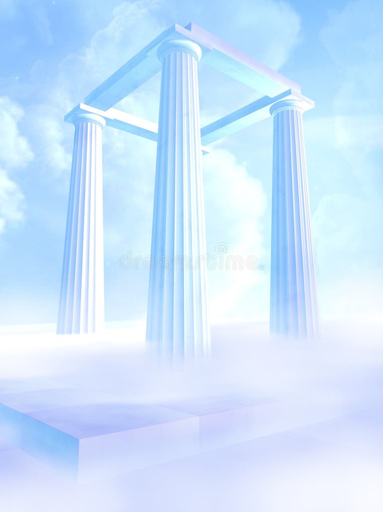 Fantasy Ancient Columns Heaven Stock Illustrations – 20 Fantasy Ancient ...