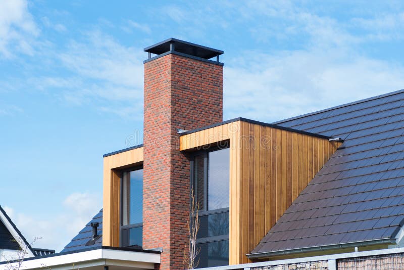 Modern dormer window stock image. Image of architecture - 123976985