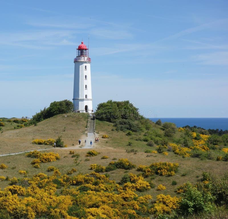 Dornbusch-Leuchtturm Auf Hiddensee-Insel, Deutschland Redaktionelles ...
