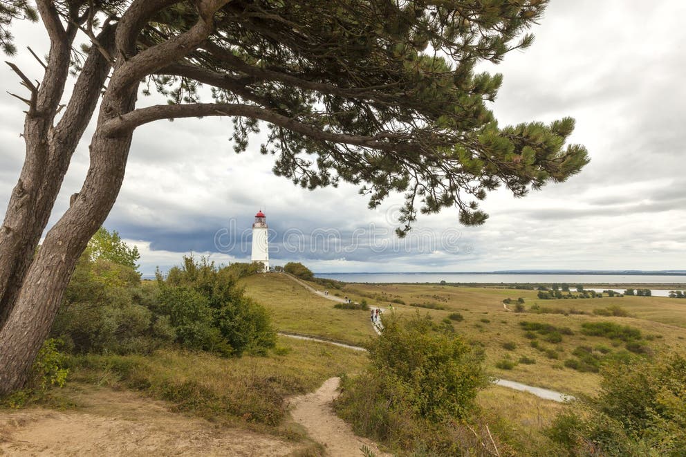 Dornbusch lighthouse stock image. Image of lighthouse - 383801637