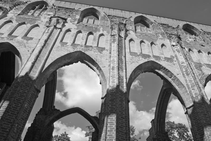 Dorpat Cathedral in Tartu, Estonia Stock Image - Image of brick ...