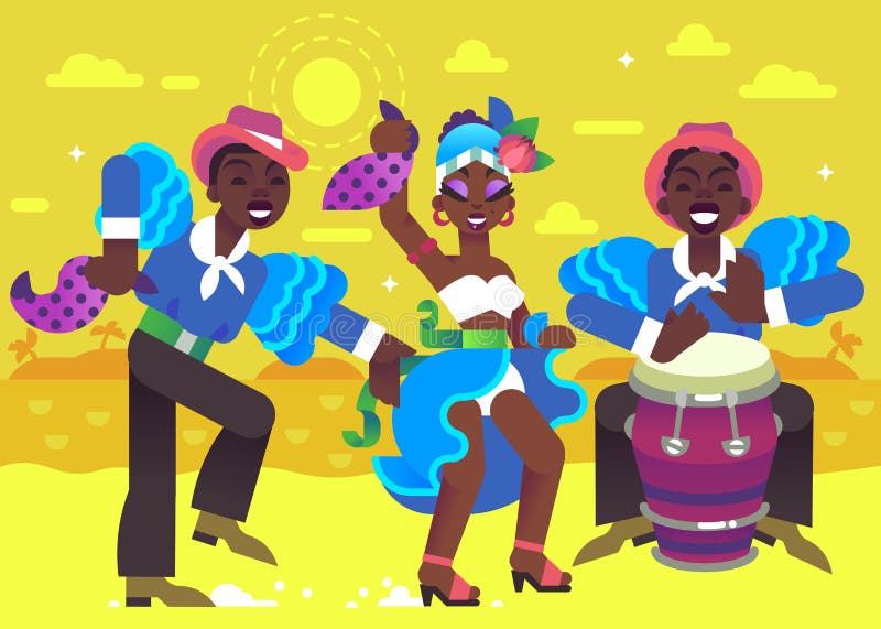 Bailarines De La Salsa Salsa Cubana De La Danza De Los Pares ...