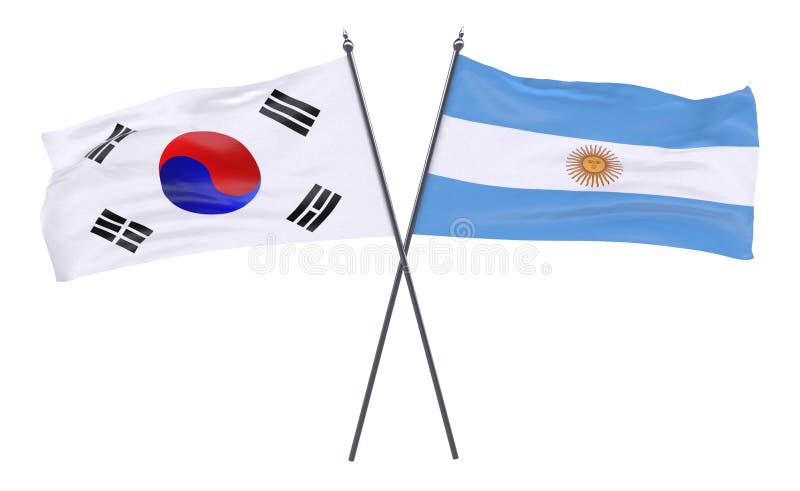 Dos banderas cruzadas stock de ilustración. Ilustración de sociedad ...