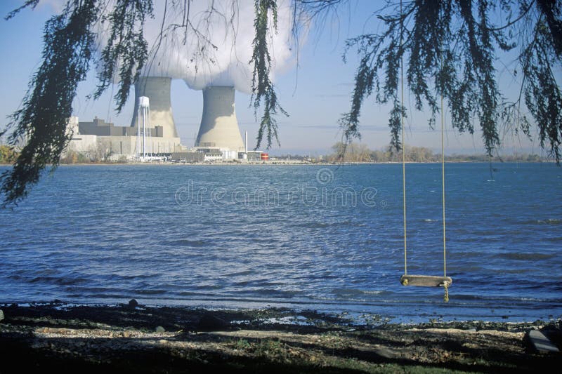 Fermi Nuclear Power Plant En Newport, Michigan Foto de archivo - Imagen ...