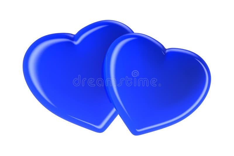 Dos Corazones Azules Servilletas Dos Corazones Azules | Zazzle ES