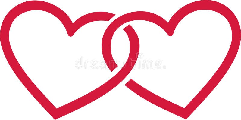 Dos Corazones Ilustraciones Stock, Vectores, Y Clipart – (21,352 ...