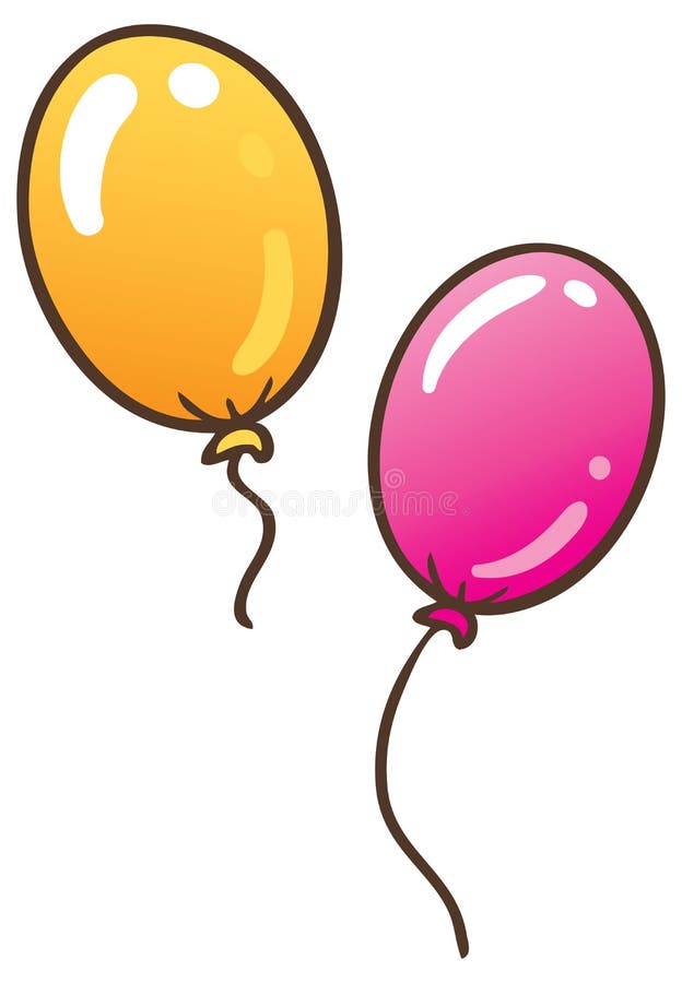 Dos globos stock de ilustración. Ilustración de perro - 47896673