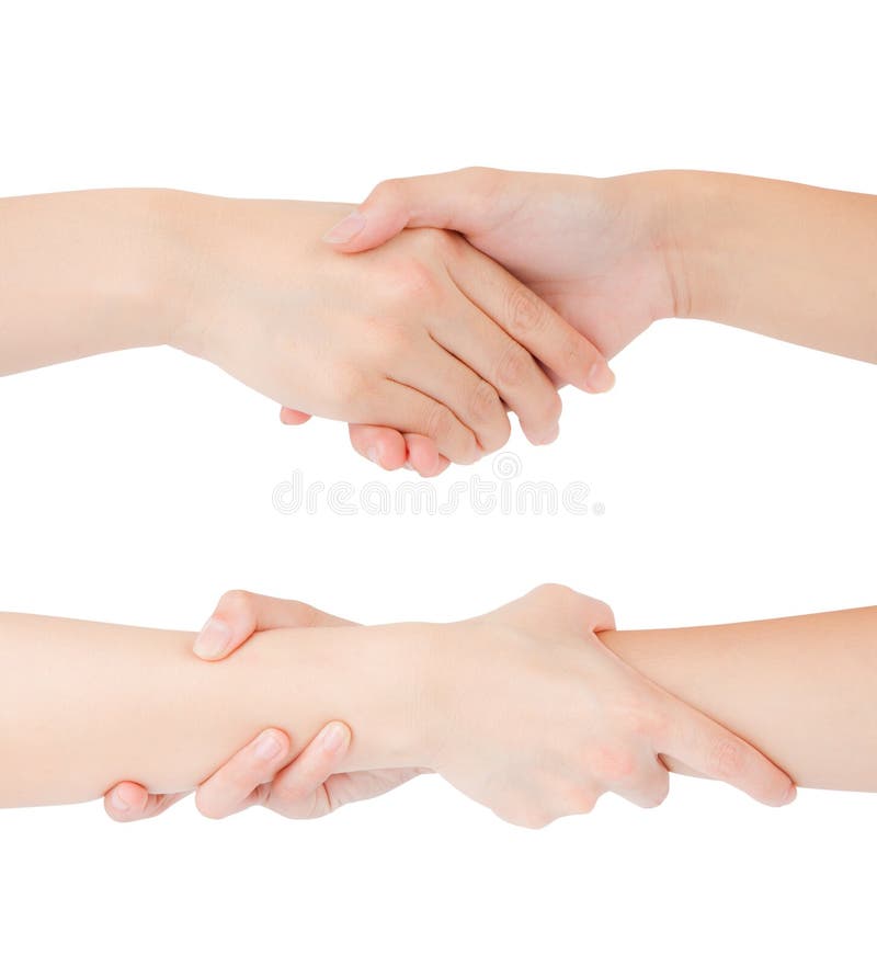 Dos Manos De La Mujer Aisladas Foto de archivo - Imagen de familia ...