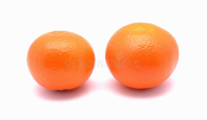 Dos naranjas foto de archivo. Imagen de dieta, jugo, aislado - 13070120