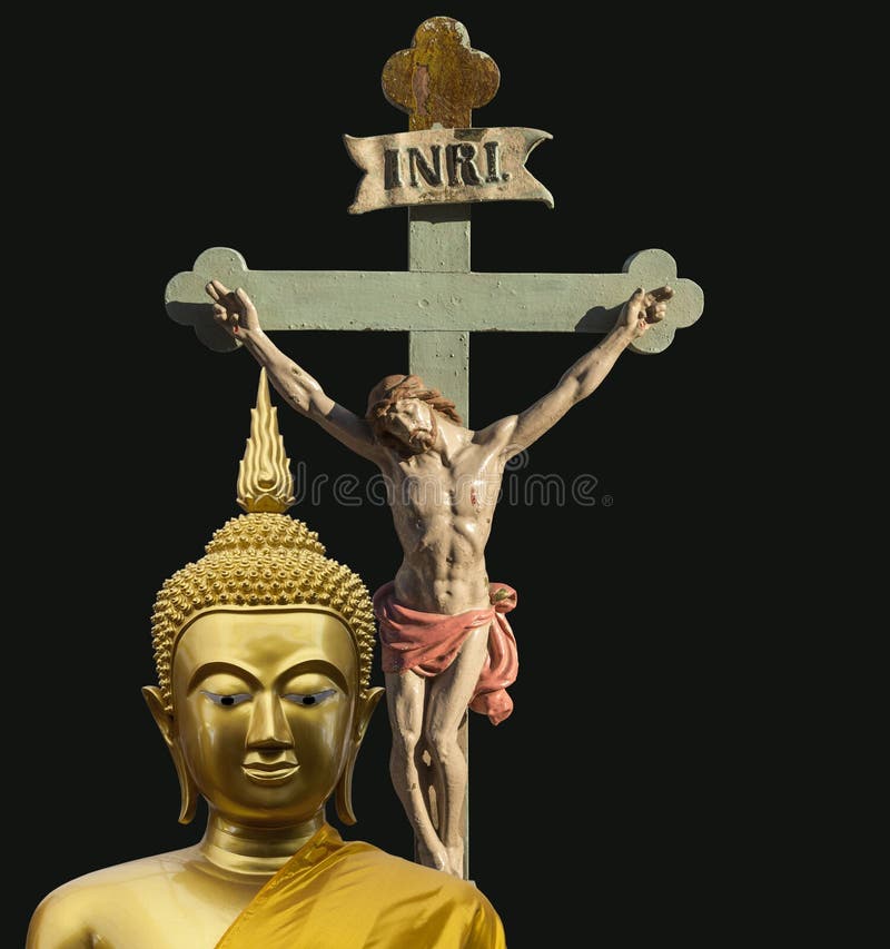 Dos Religiones - Buda Y Jesus Christ Foto de archivo - Imagen de divino ...