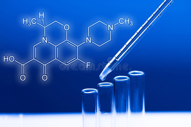 Dosage in blue light stock image. Image of biotech, closeup - 83619117