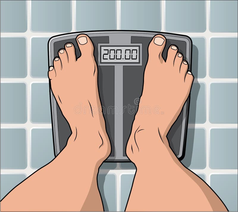 Doscientas libras ilustración del vector. Ilustración de dieta - 24745474