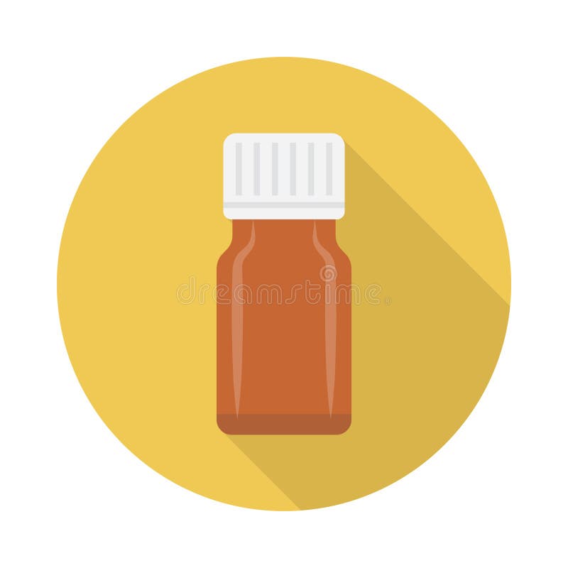 Dose flat vector icon stock vector. Illustration of medicament - 157463303