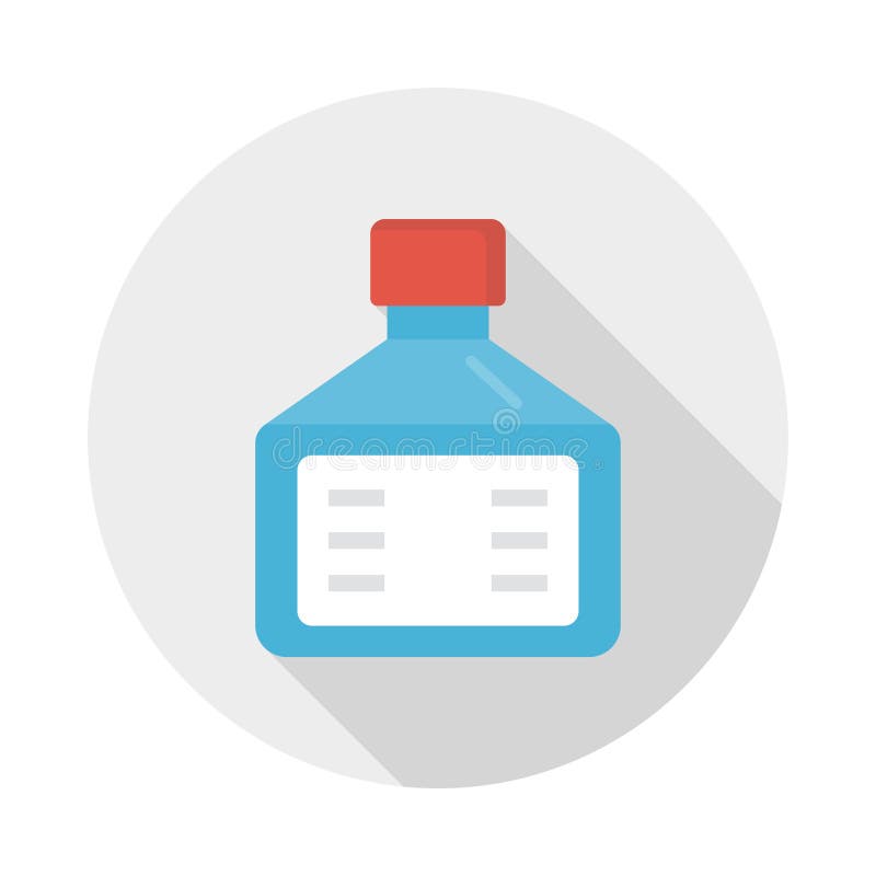 Dose flat vector icon stock vector. Illustration of medicine - 157453317