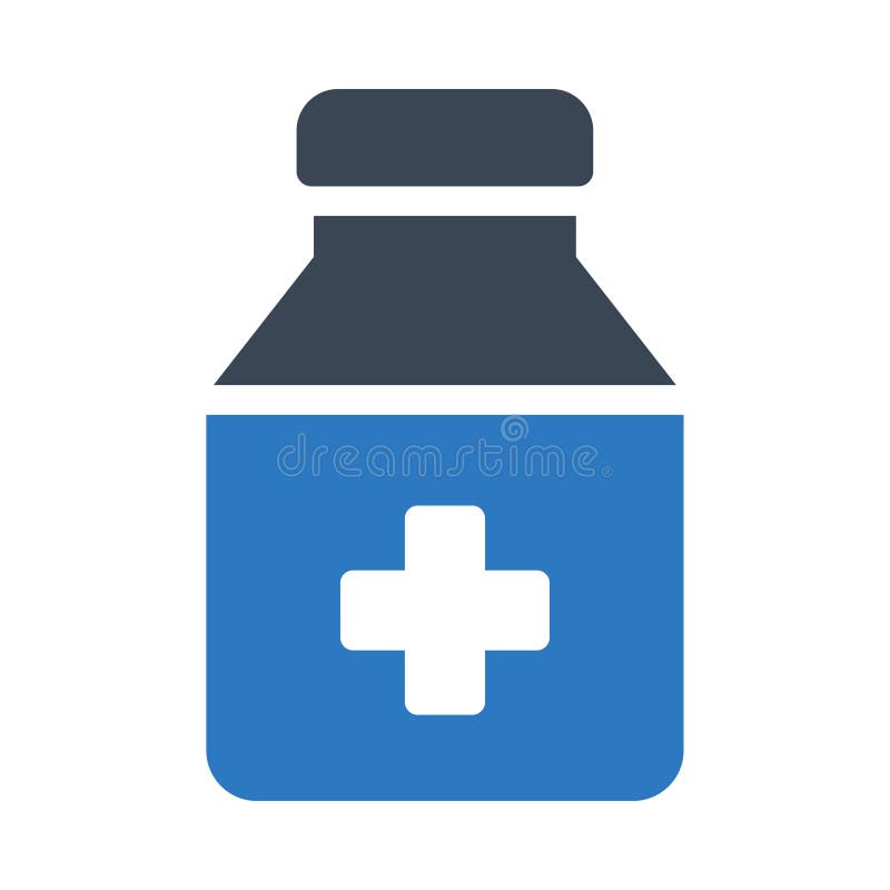 Dose glyph flat icon stock illustration. Illustration of icon - 166659750