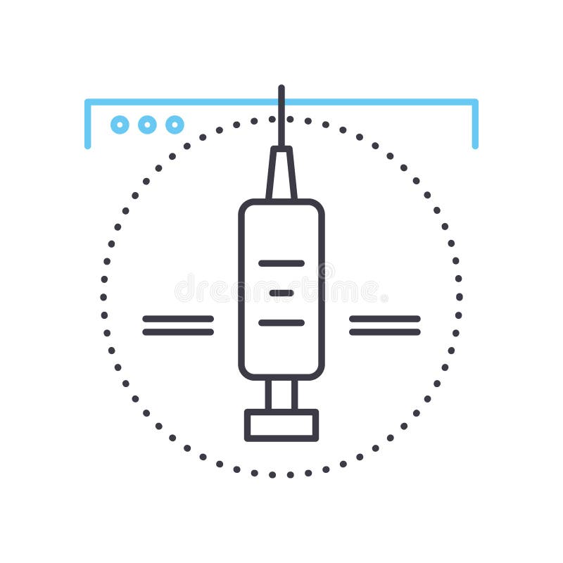 Daily Dose of Internet Line Icon, Outline Symbol, Vector Illustration ...