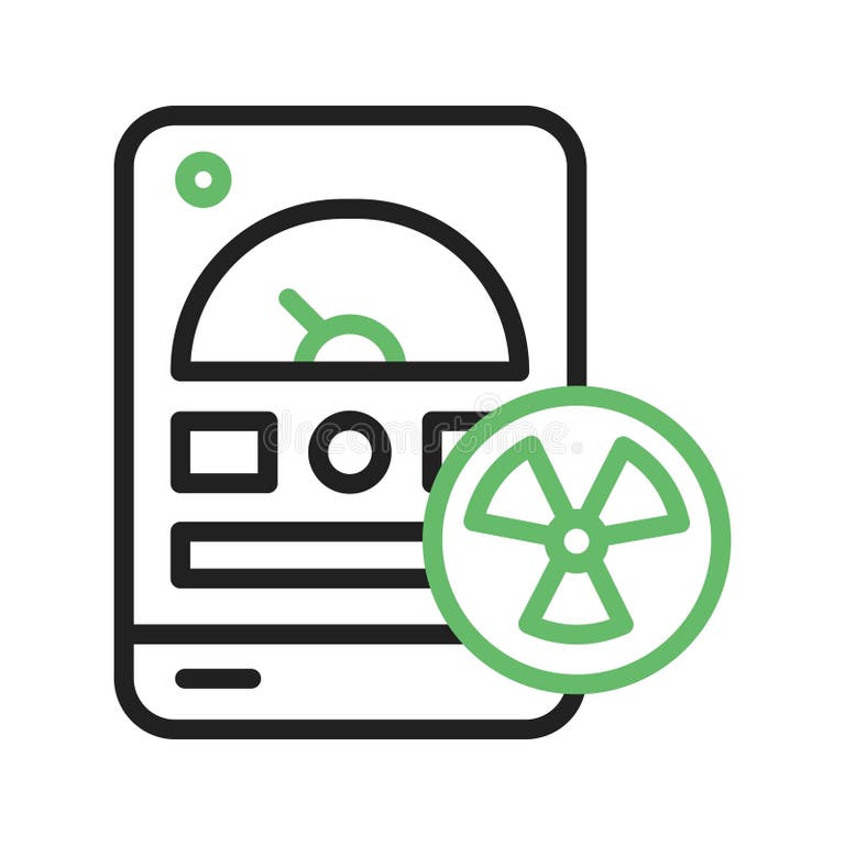 Dosimeter Icon Vector Image. Stock Vector - Illustration of design ...