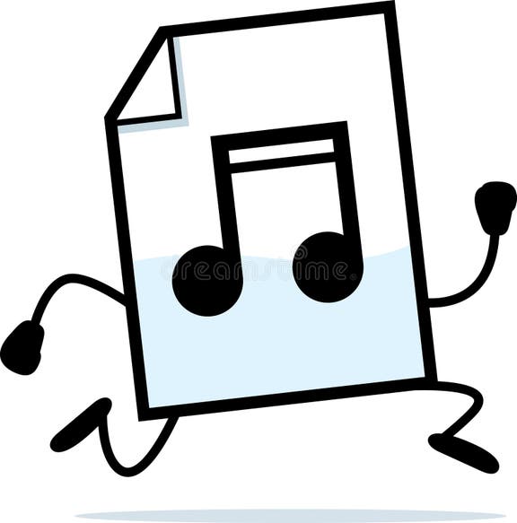 Dossier audio courant illustration de vecteur. Illustration du ...