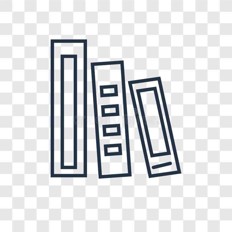 Dossier Icon Vector Isolated on White Background, Logo Concept O Stock ...