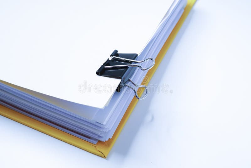 Dossier De Fichiers Pour Documents Papiers Et Fichiers Photo stock ...