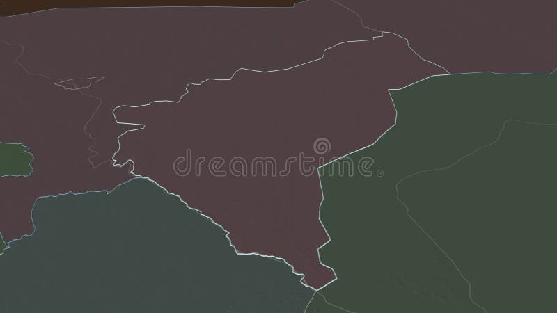 Dosso, Niger - Outlined. Administrative Stock Illustration ...