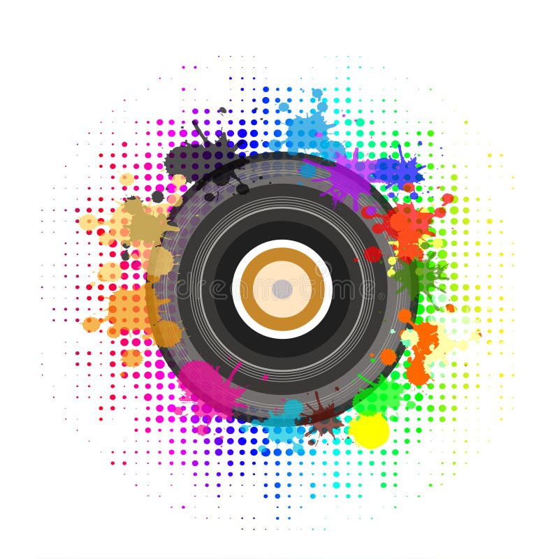 Music Splash ,abstract Background,water Color Art Concept. Stock ...