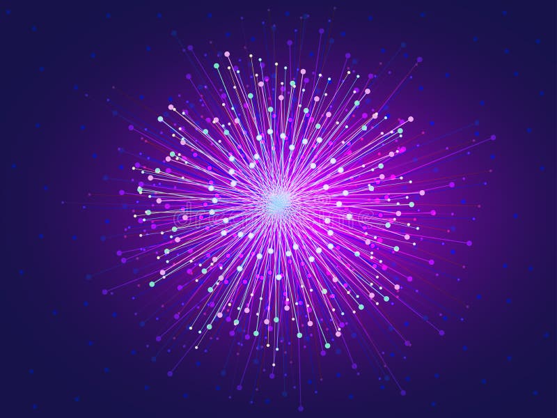 Dot abstract stock vector. Illustration of spark, celebration - 118854590