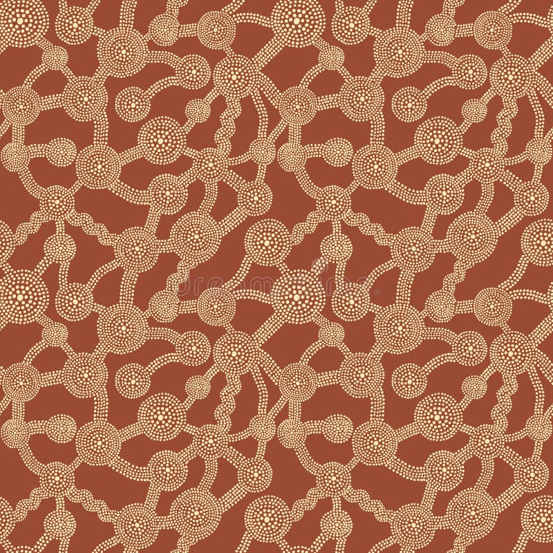 Aboriginal Orange Dot Art Stock Illustrations – 326 Aboriginal Orange ...