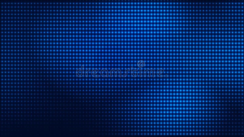 Dot Blue Pattern Screen Led Light Gradient Texture Background. Stock ...