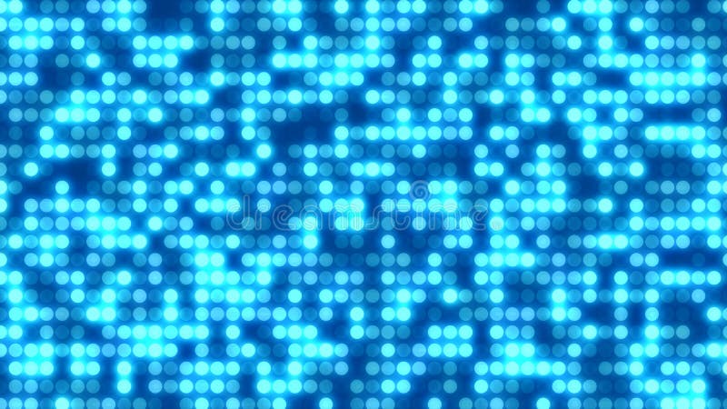 Dot Blue Pattern Screen Led Light Gradient Texture Background. Stock ...