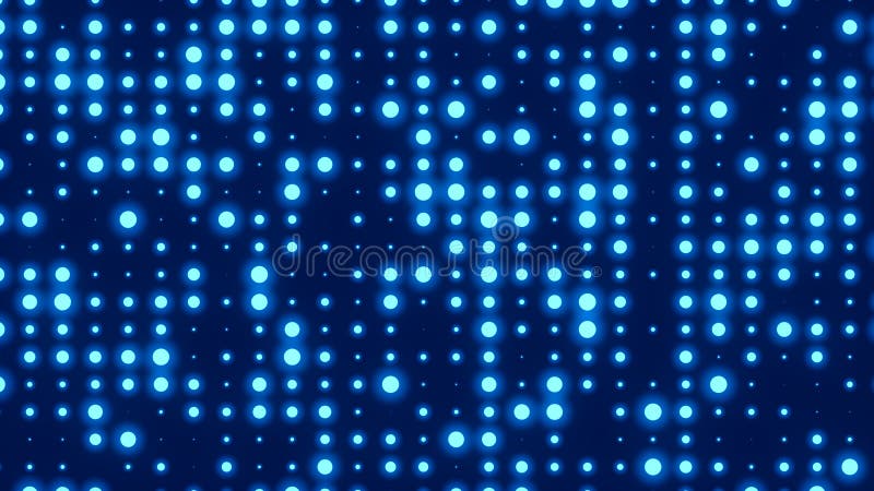 Dot Blue Pattern Screen Led Light Gradient Texture Background. Stock ...