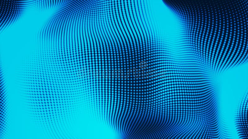 Dot Blue Wave Light Screen Gradient Texture Background. Stock ...
