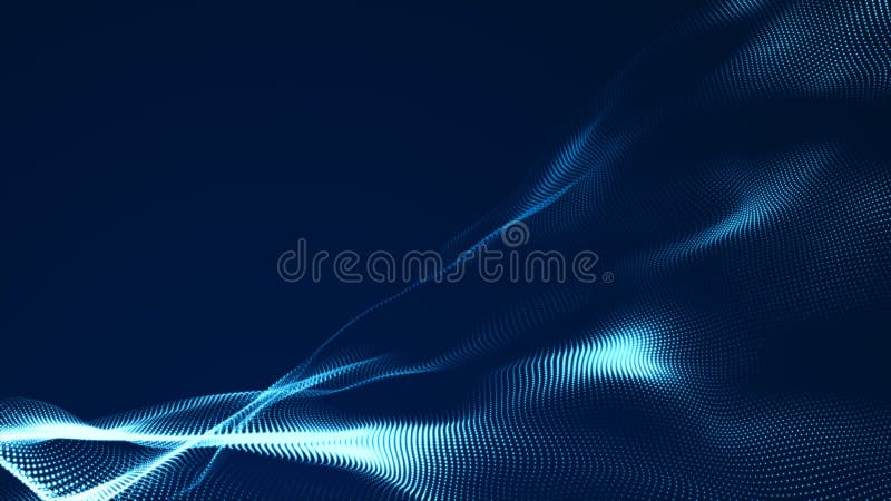 Dot Blue Wave Light Screen Gradient Texture Background. Stock ...