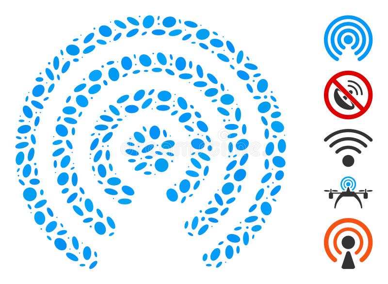 Dot Collage Airdrop Source stock illustration. Illustration of element ...