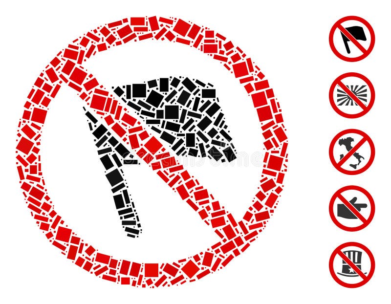 Dot Collage No Flags stock illustration. Illustration of patriotism ...