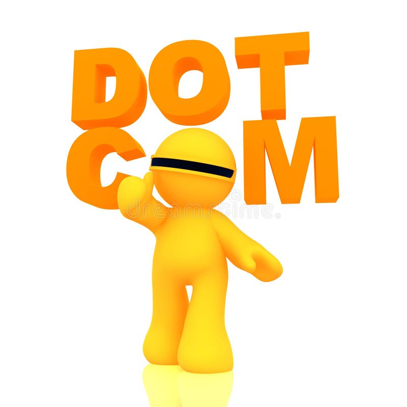 Dot Com Recommendation Icon Symbol Stock Illustration - Illustration of ...