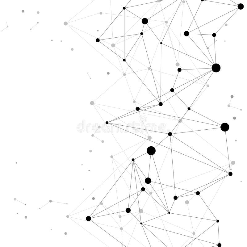 Network Connecting Dot Polygon Background : Concept of Network ...